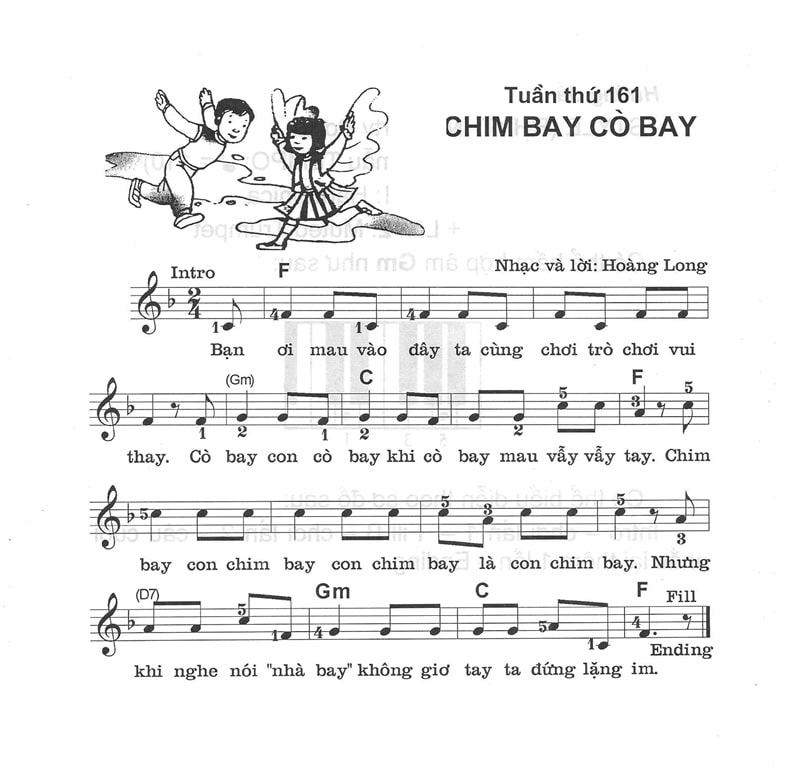 Sheet nhạc bài: CHIM BAY CÒ BAY - Hợp âm Pro