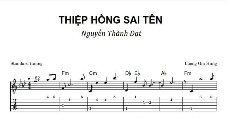 Thiep Hong Sai Ten - Hợp Âm Pro